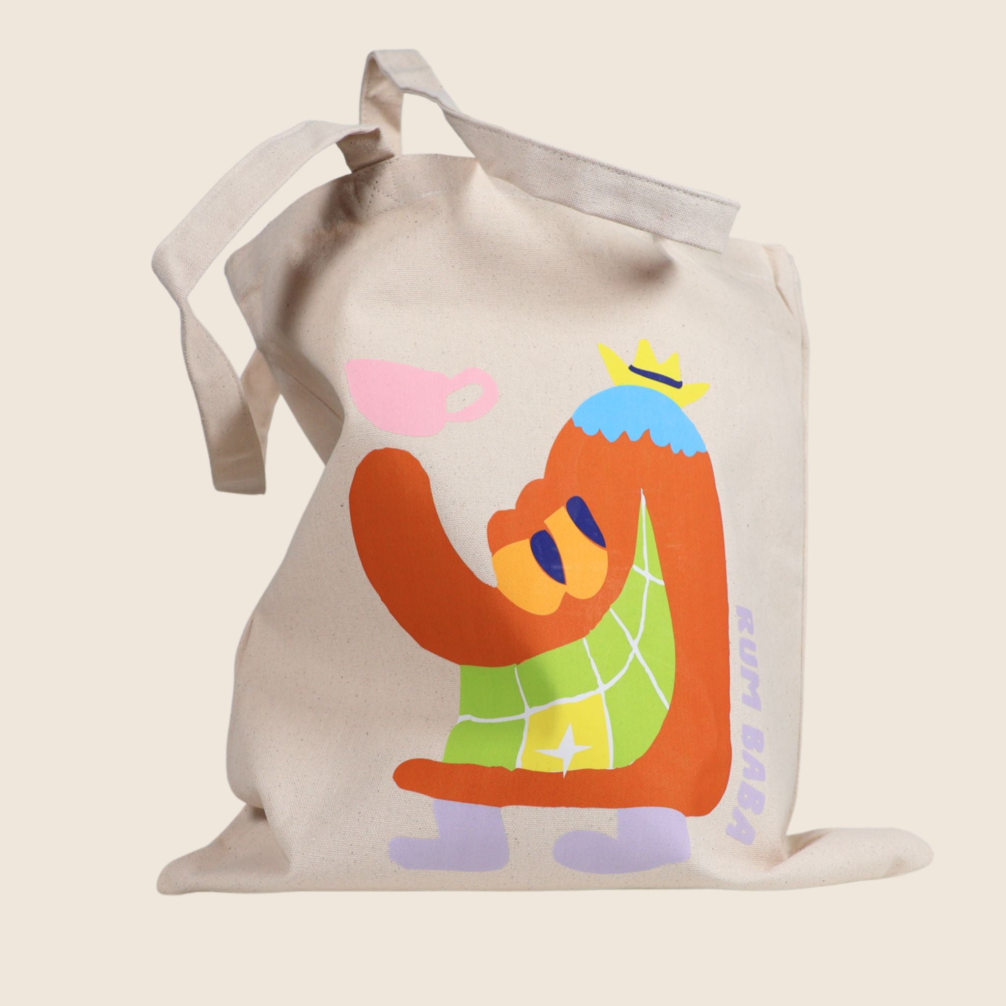 Rum Baba Tote Bag "Cup and Cowboycap" – Rum Baba Coffeeroasters